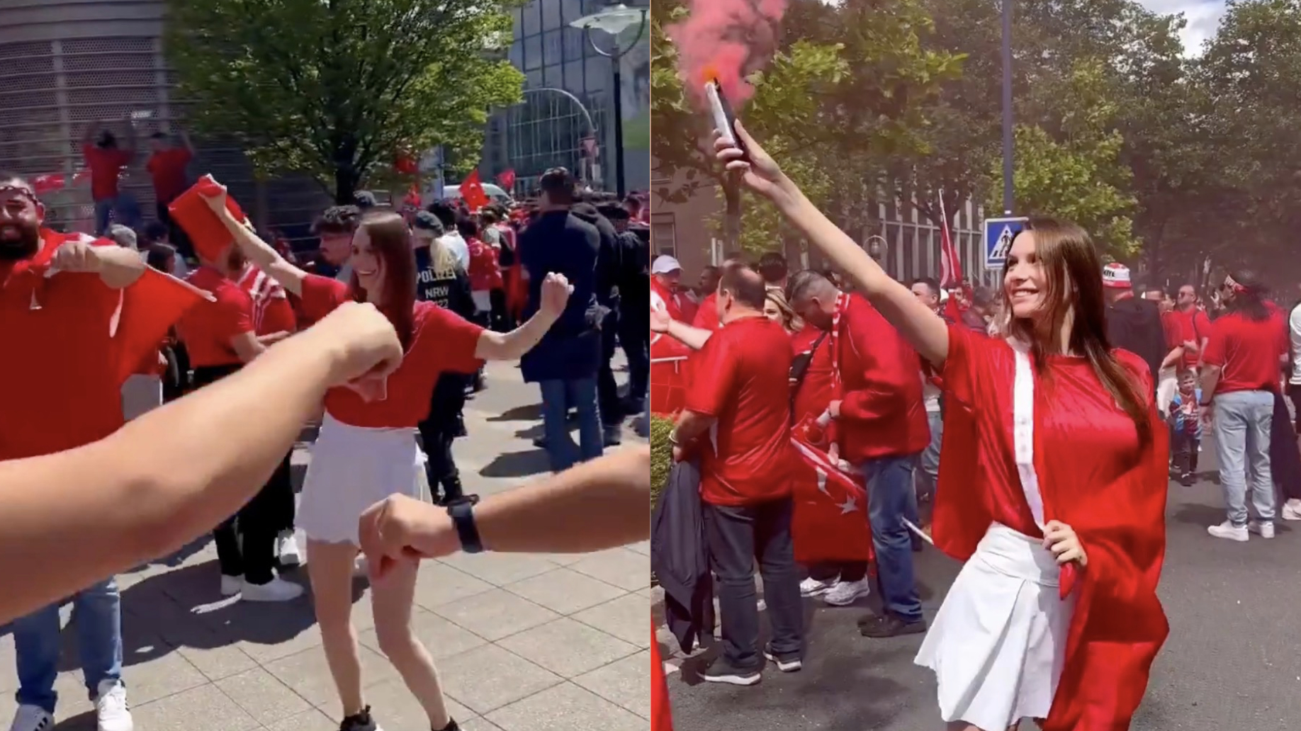 Russian Model Svetlana Alekseeva Dances With Turkish Fans - Onedio